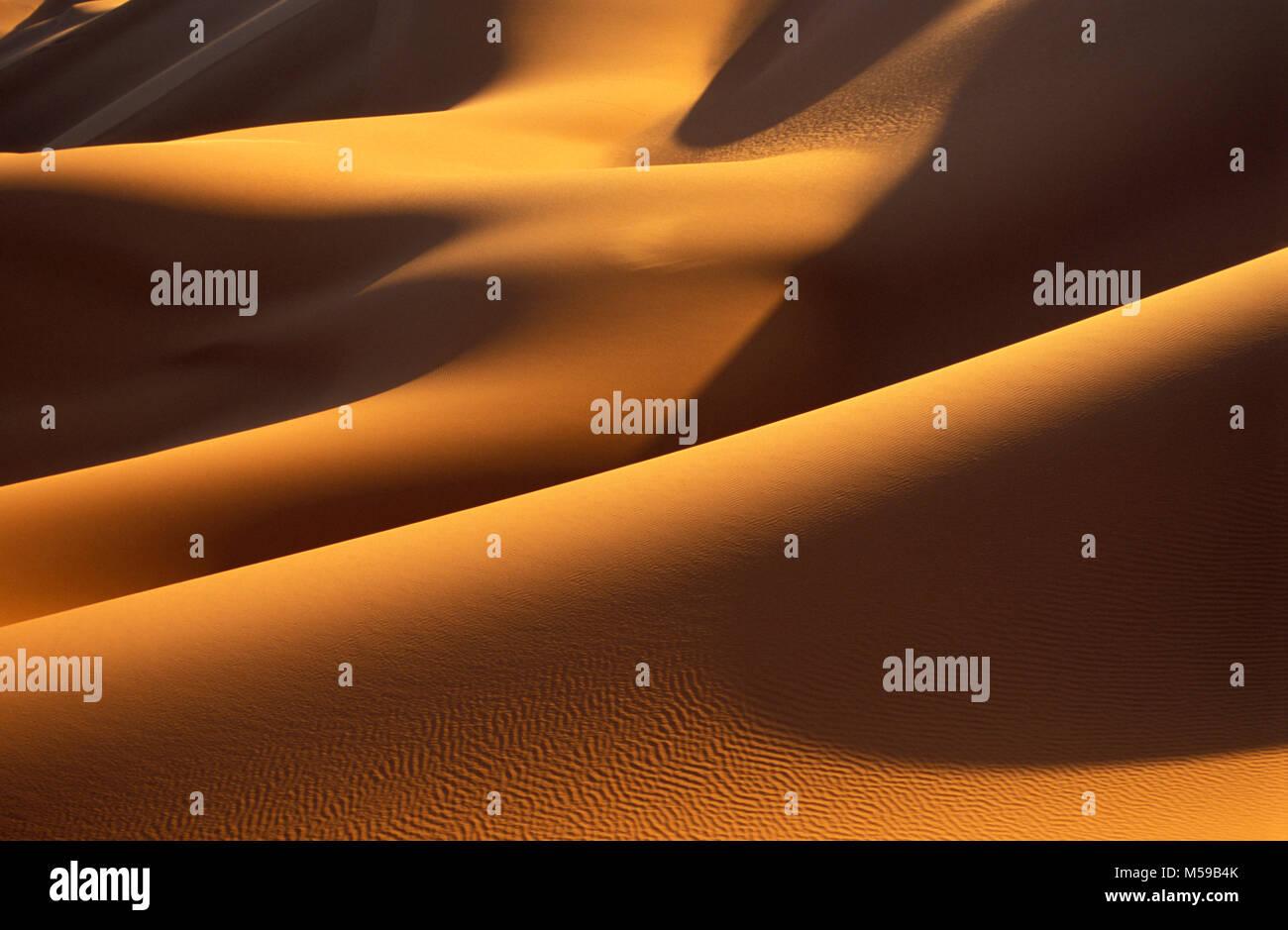 Libya. Near Ghat. VAN CASA sand sea. Sahara desert. Sand dunes Stock ...