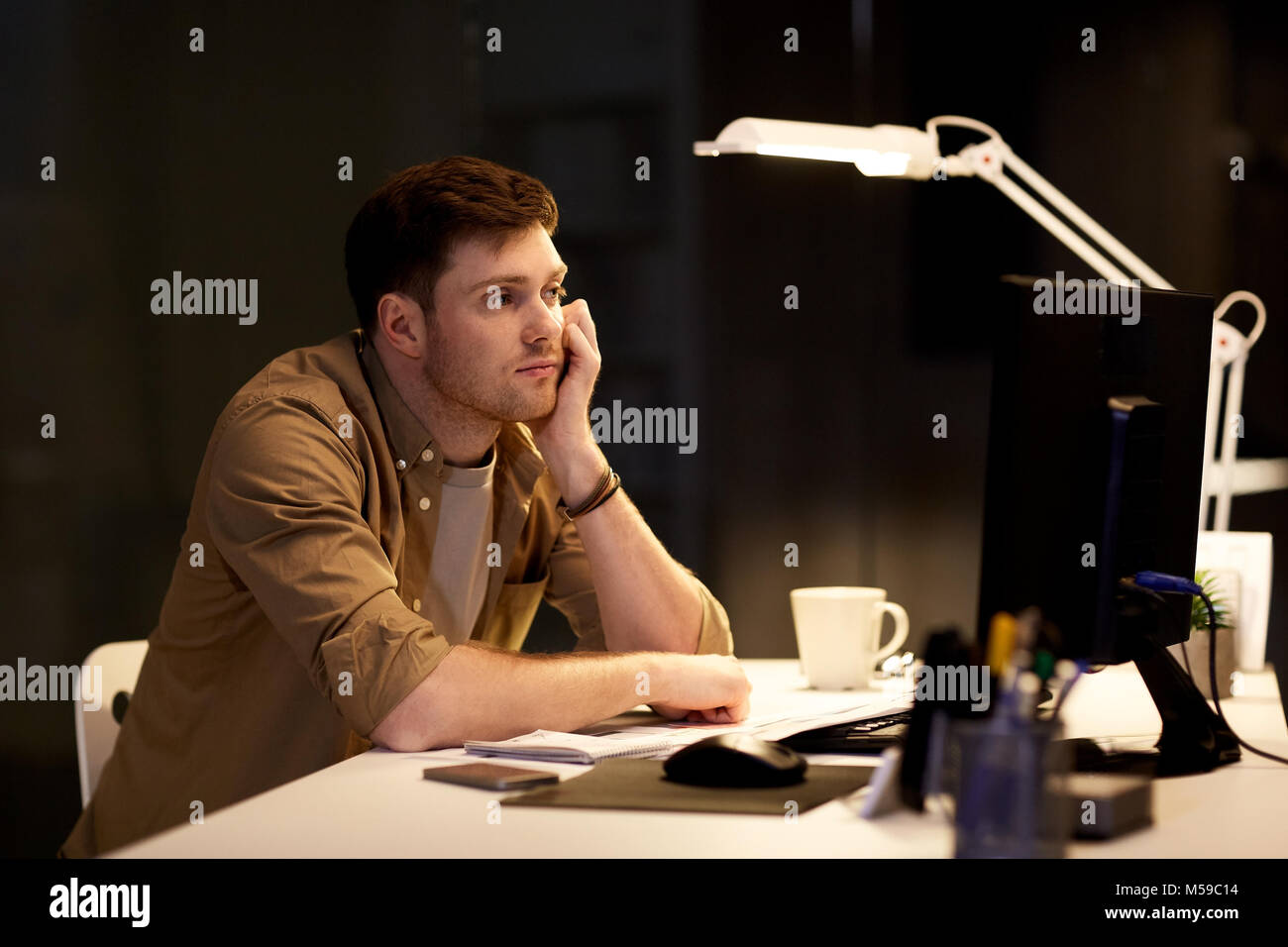 Office boredom hi-res stock photography and images - Alamy