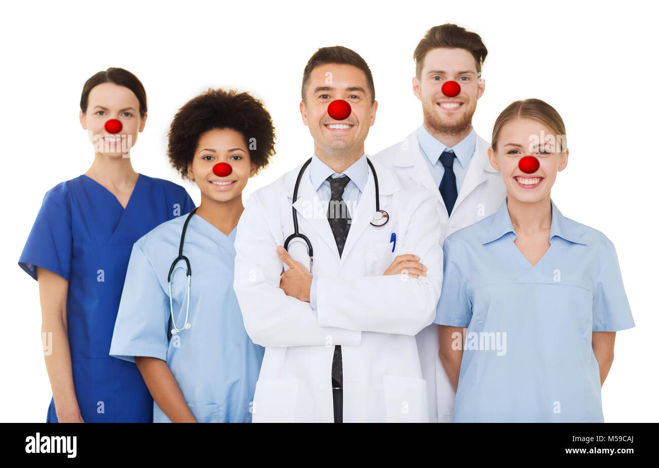 group of happy doctors at hospital Stock Photo - Alamy