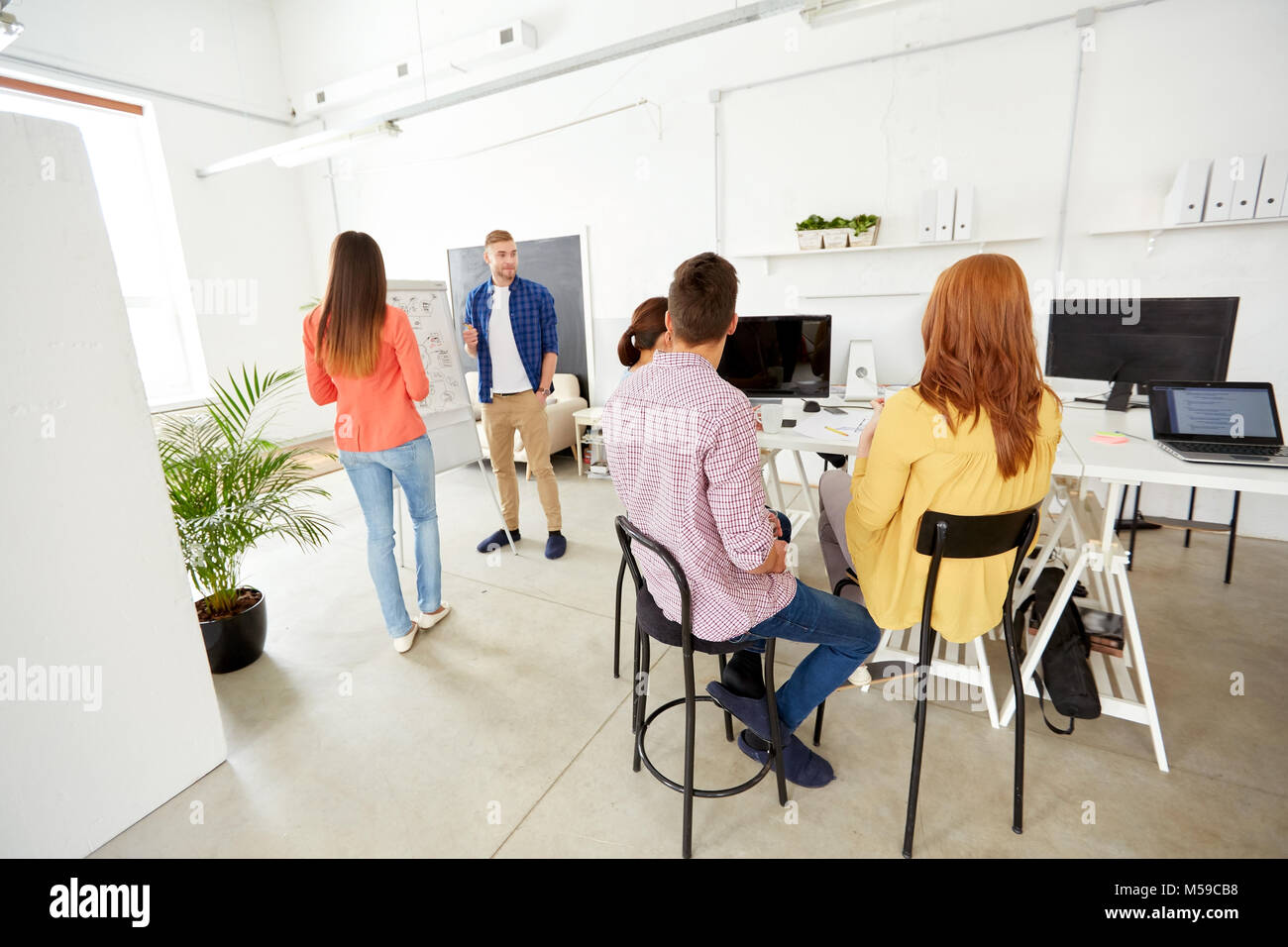 Group flip chart hi-res stock photography and images - Alamy