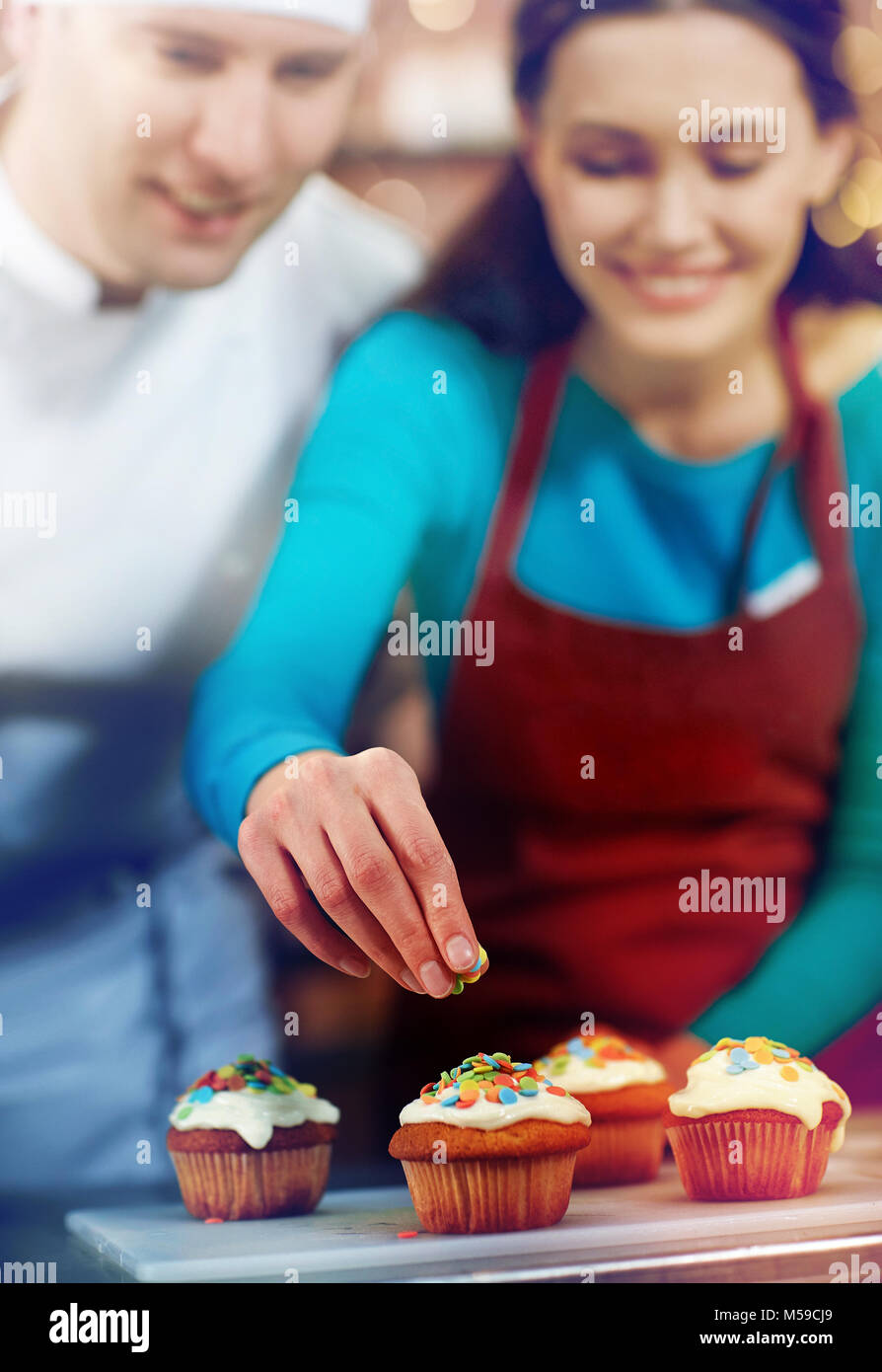 Professional baking muffins hi-res stock photography and images - Alamy
