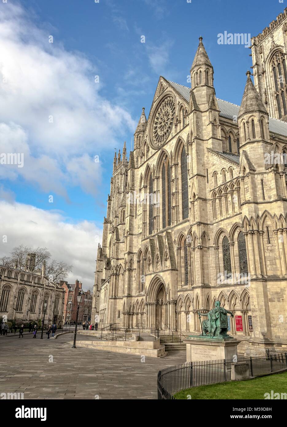 Historic roman column york minster hi-res stock photography and images ...