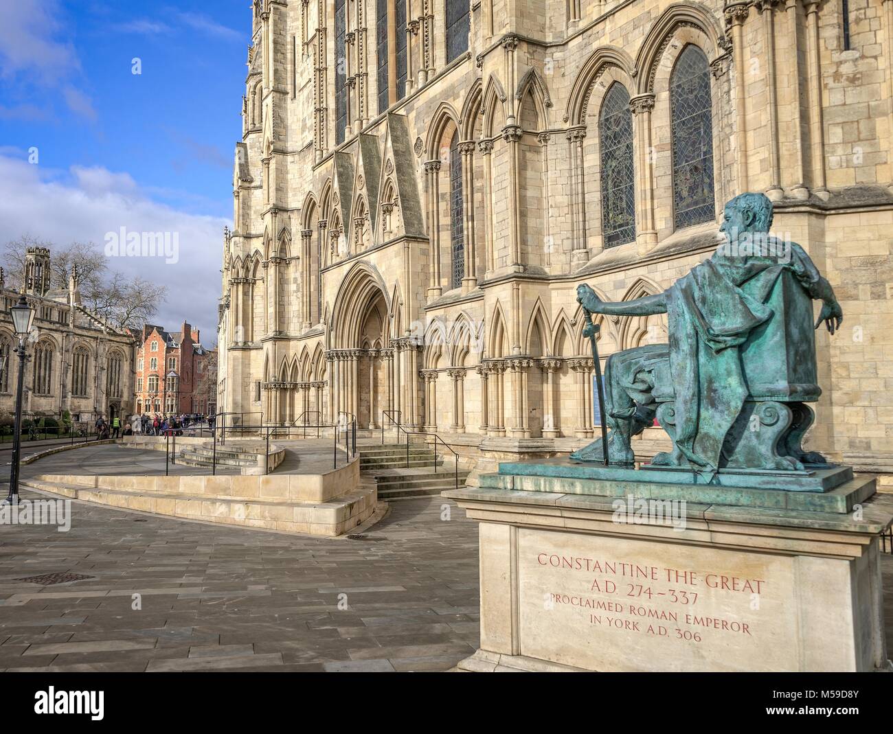 Historic roman column york minster High Resolution Stock Photography ...