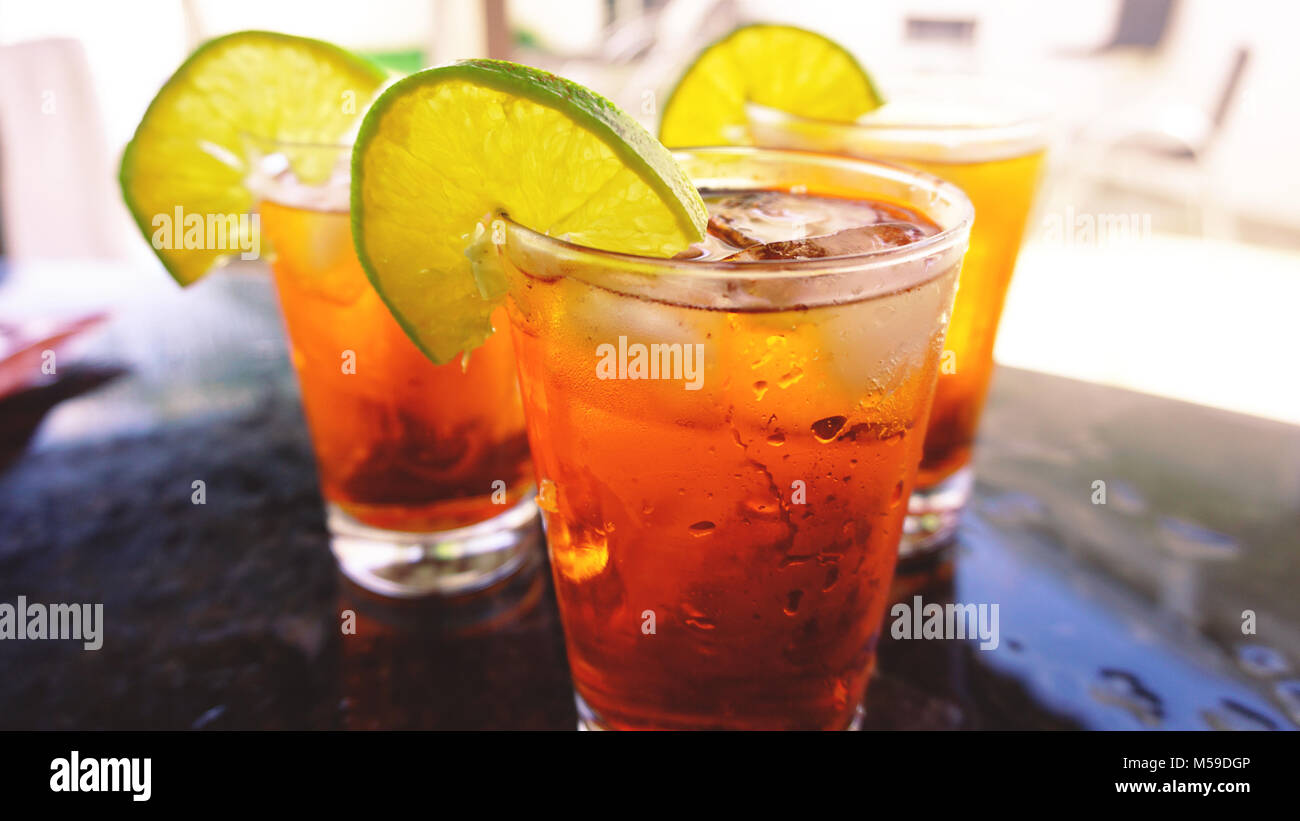 Drink/bebida tropical - Aperol Stock Photo - Alamy