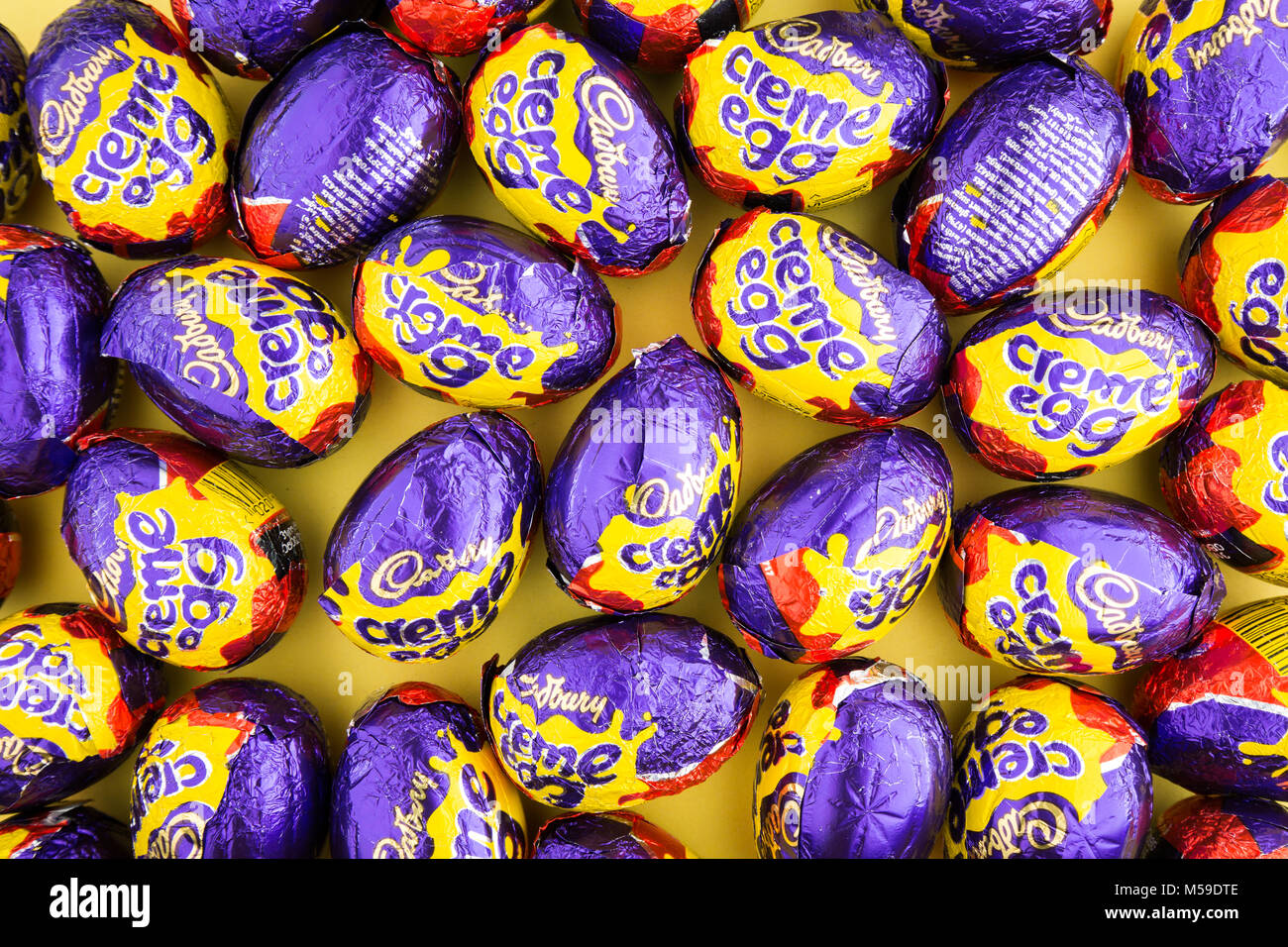 Cadbury creme eggs Stock Photo - Alamy