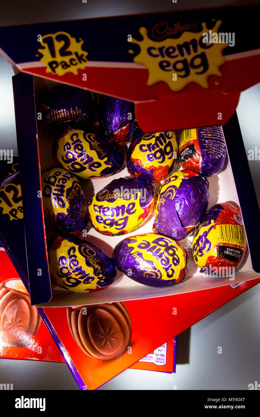 Cadbury creme eggs Stock Photo - Alamy