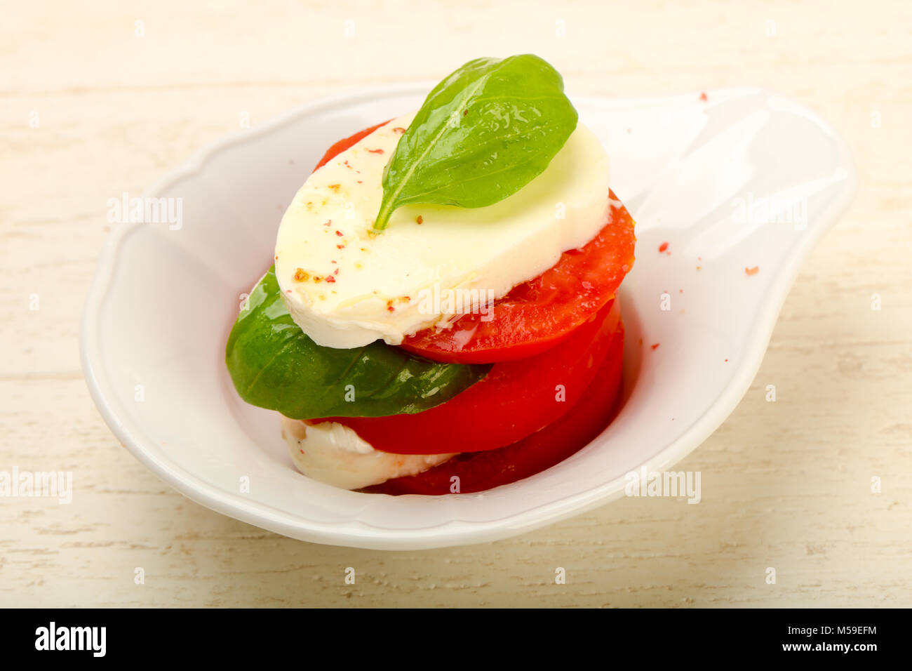 Italian Caprese salad Stock Photo - Alamy
