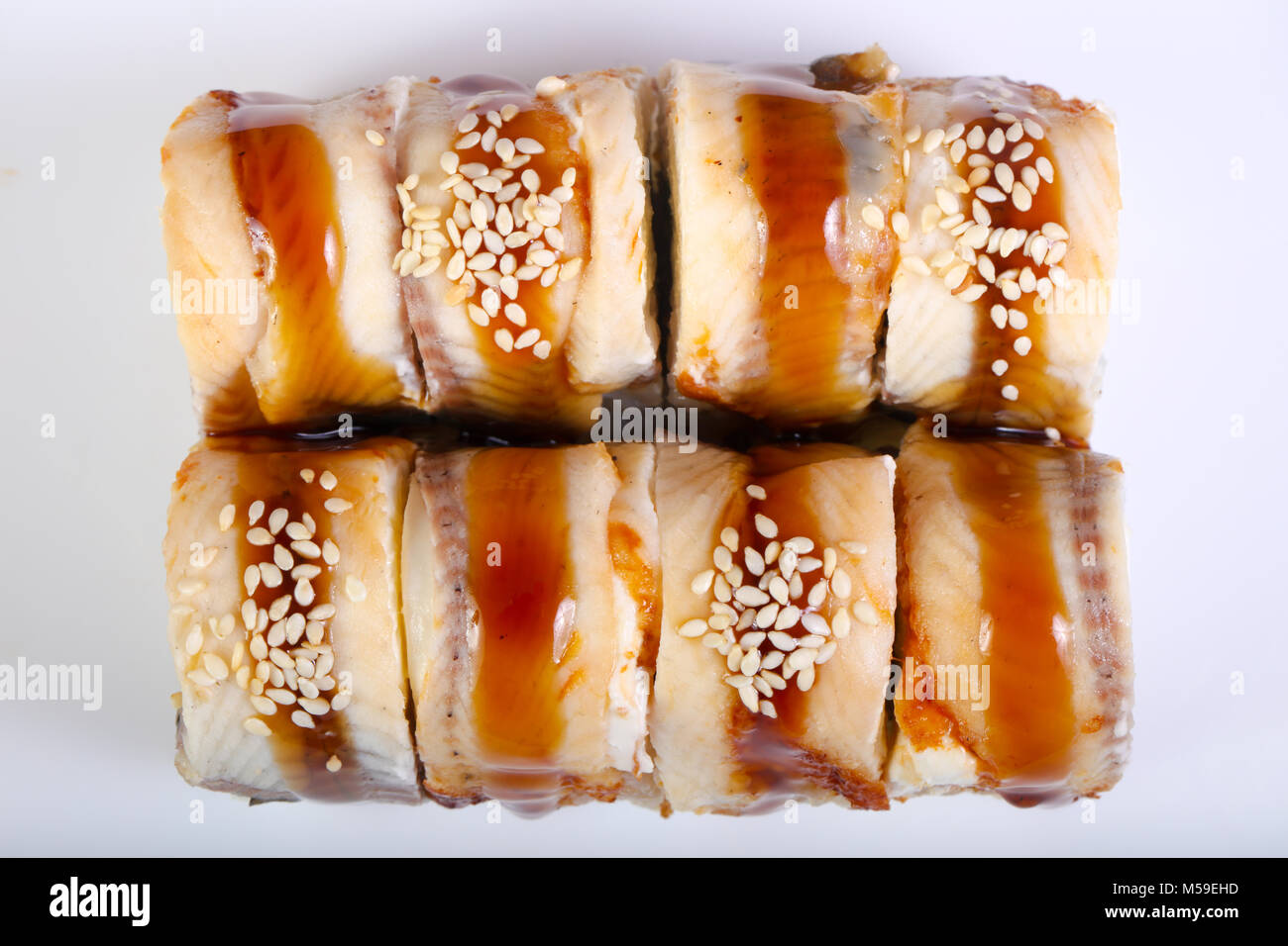Tradittional Japan Eel roll Stock Photo - Alamy