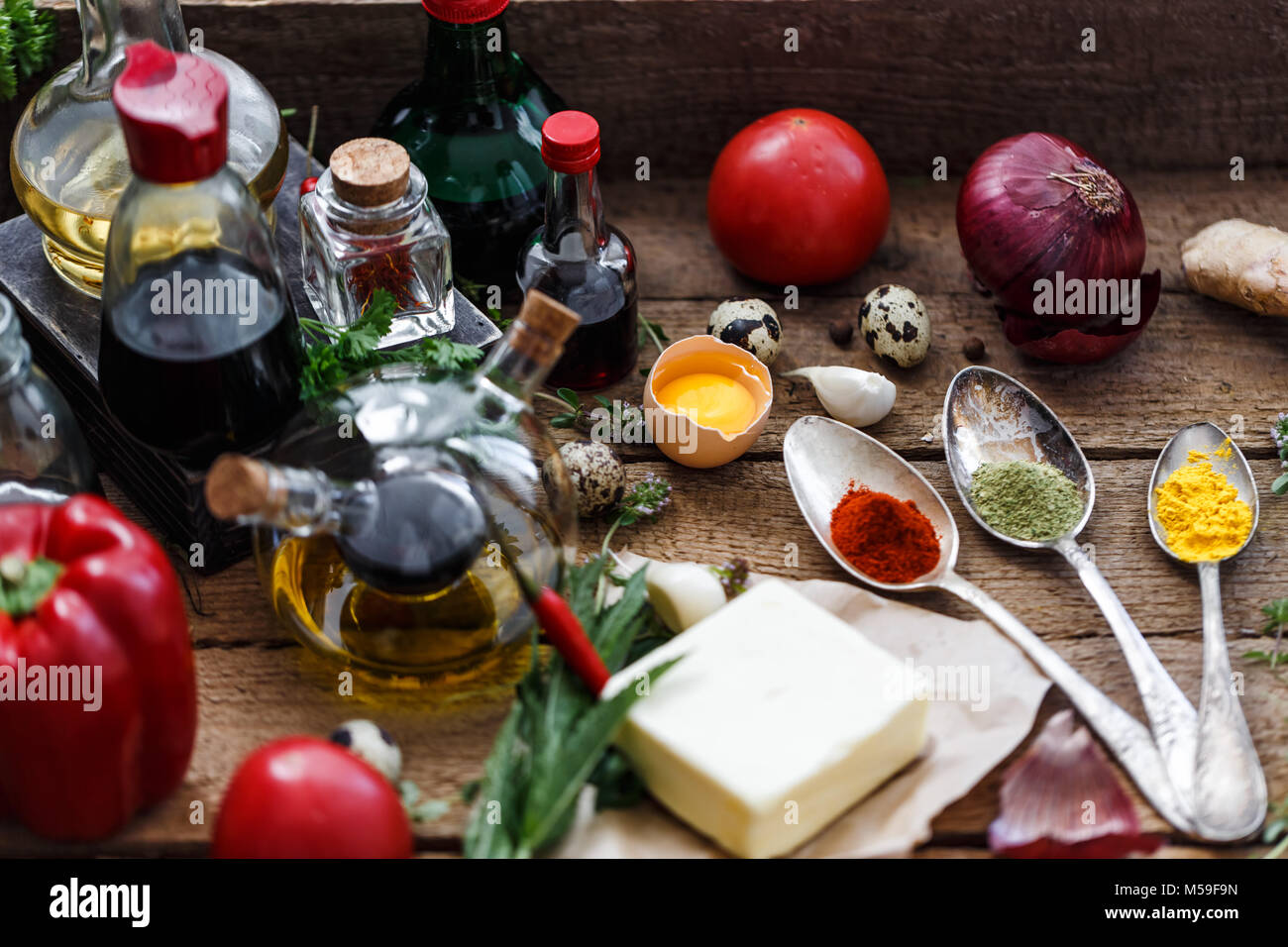 Selection of cooking oils hi-res stock photography and images - Alamy