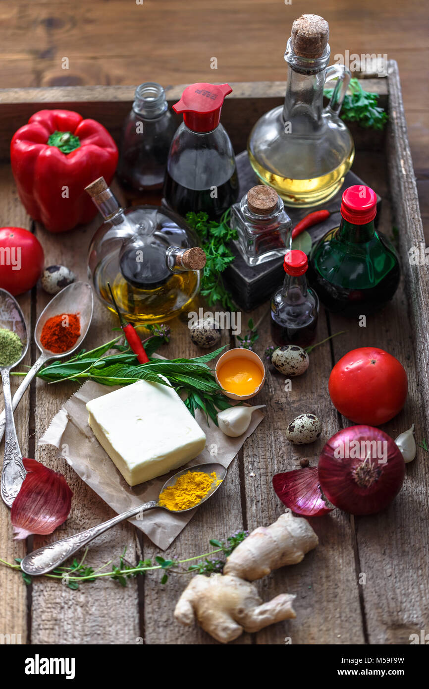 Selection of cooking oils hi-res stock photography and images - Alamy