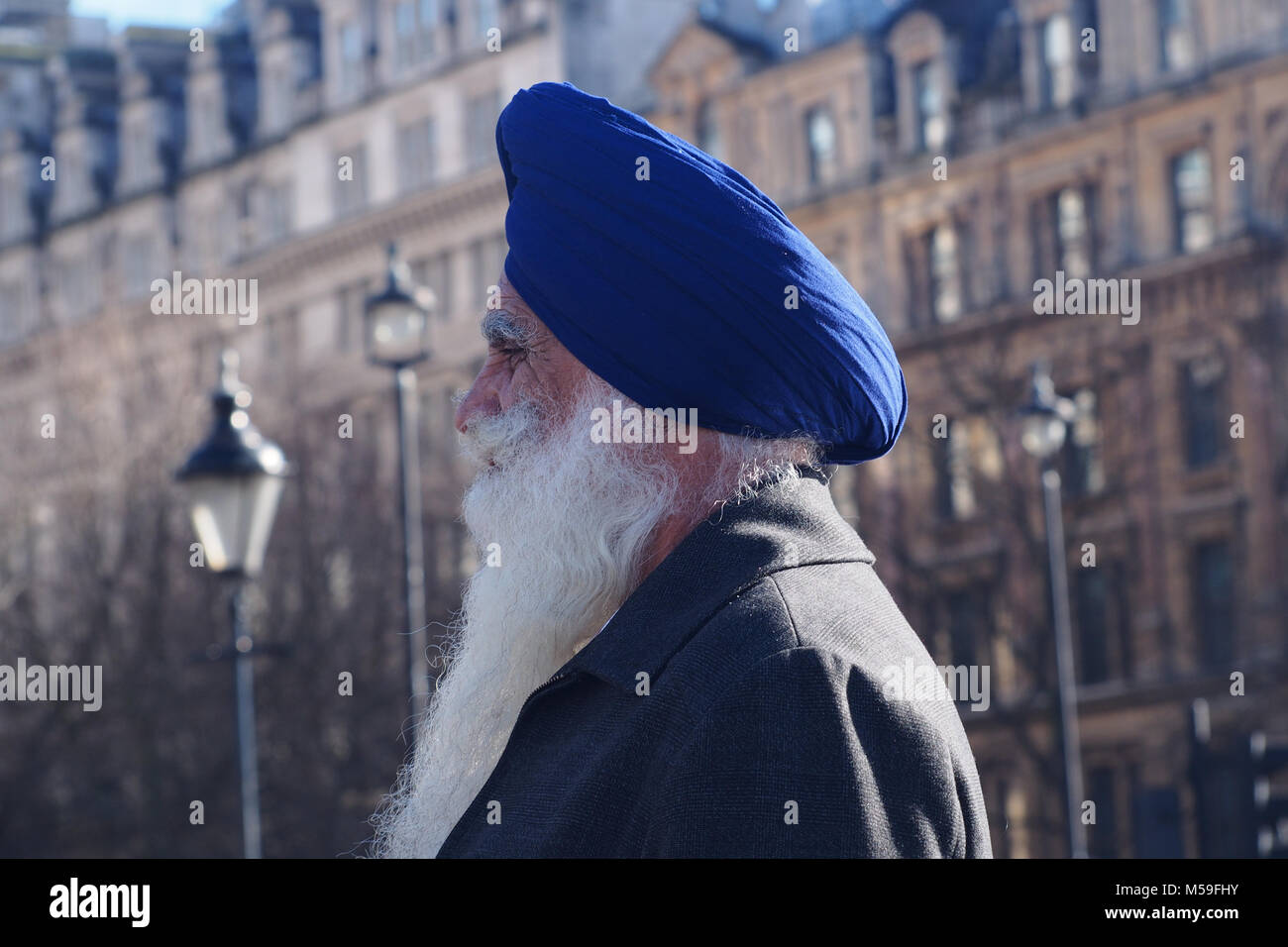 Long white beard hi-res stock photography and images - Alamy