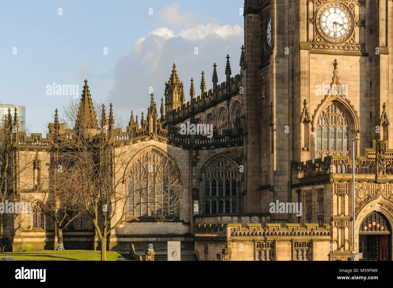 Clock tower historic clock manchester hi-res stock photography and ...