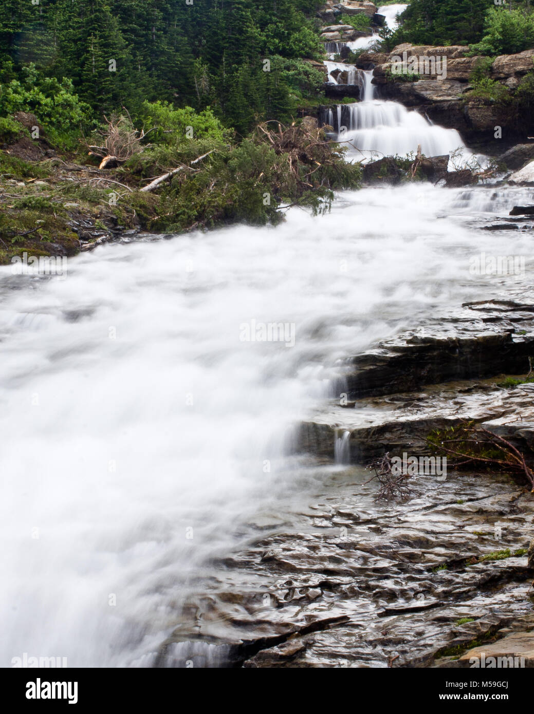 Lunch Creek Falls Stock Photo - Alamy