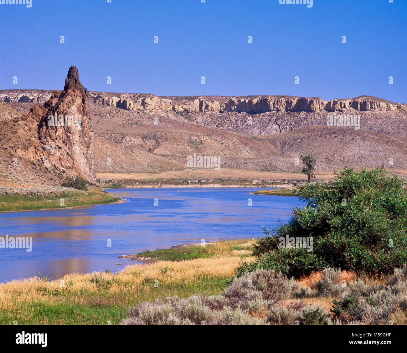 citadel rock along the national wild and scenic missouri river near ...