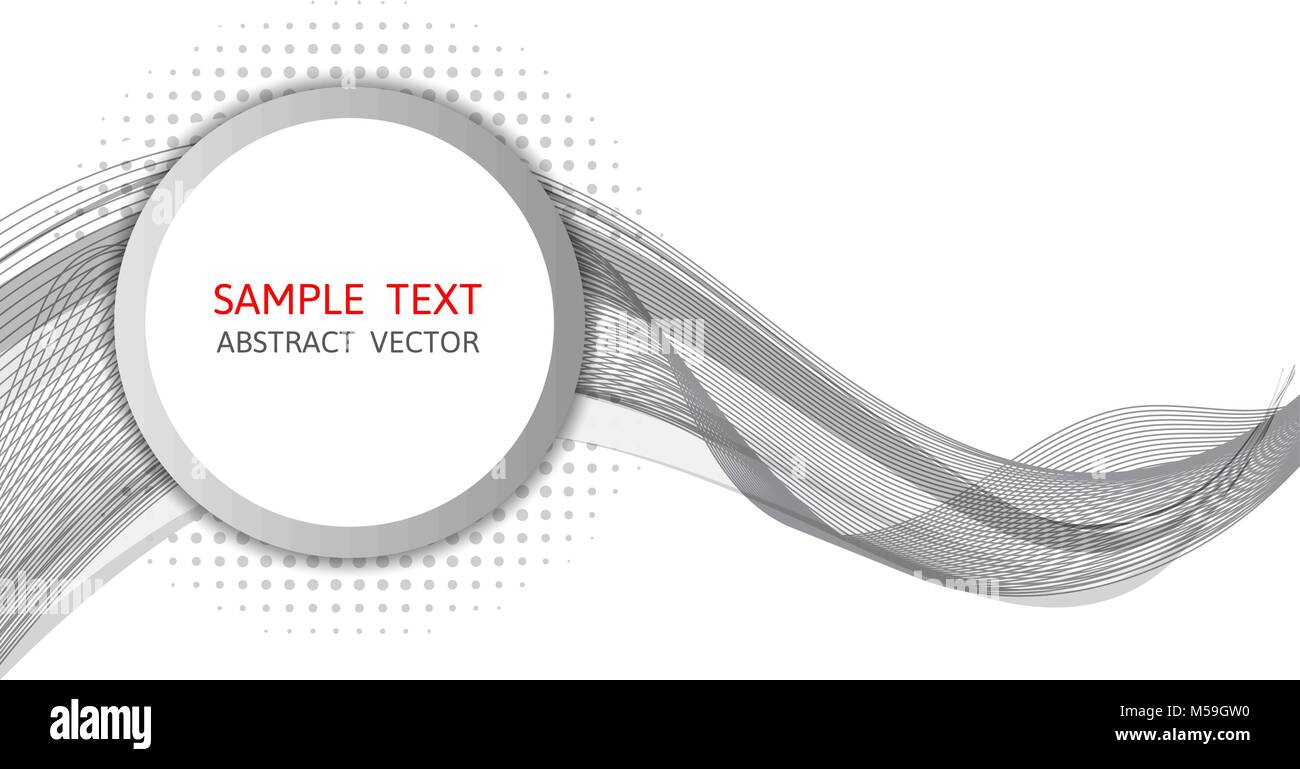 Gray wave abstract vector background, Graphic Design Stock Vector Image ...
