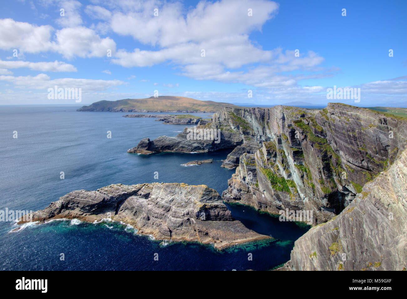 Cliffs of Kerry, Portmagee, Ireland Stock Photo - Alamy