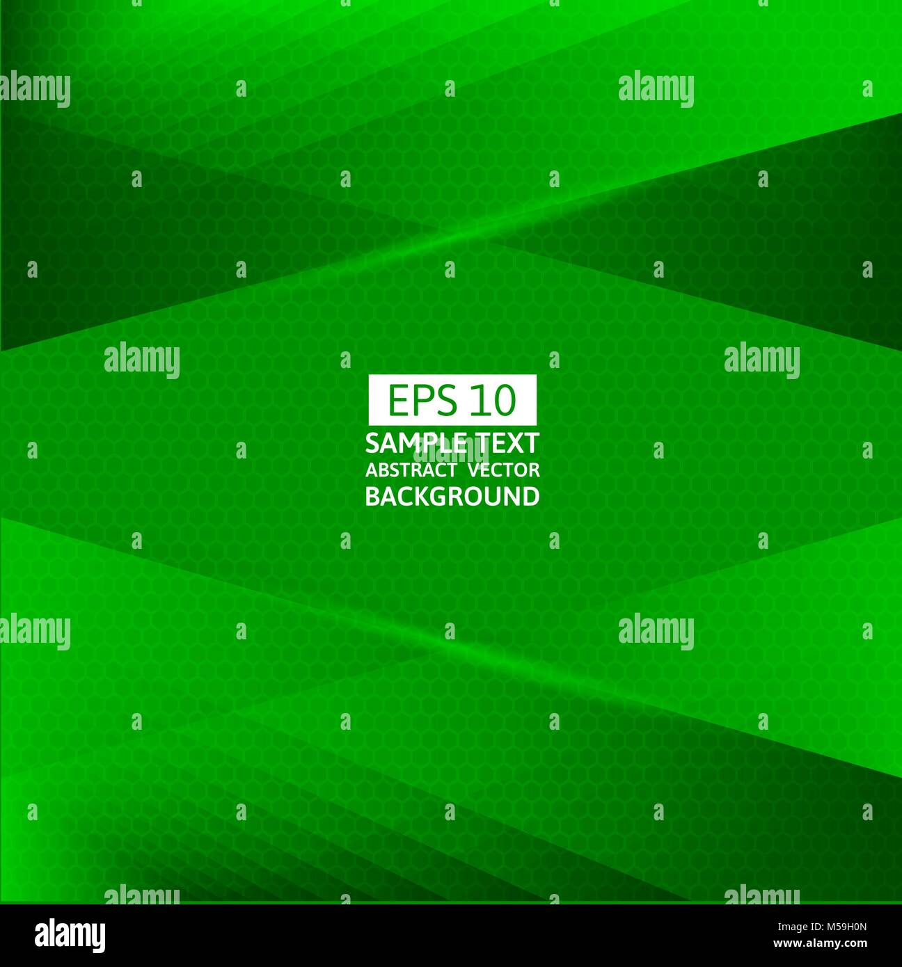 Green geometric abstract vector background with copy space Stock Vector ...