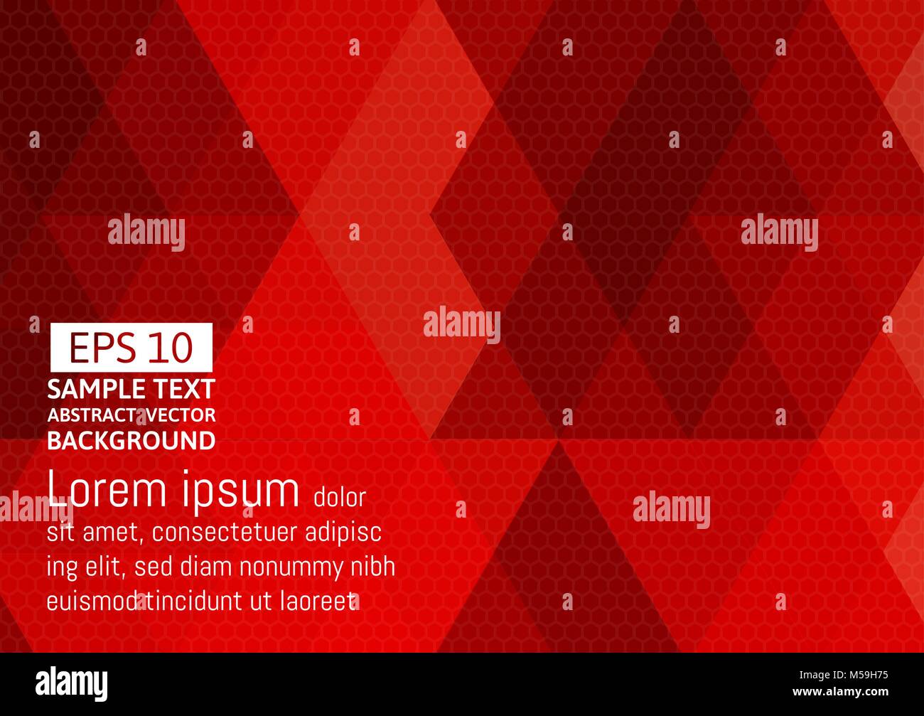 red geometric abstract vector background Stock Vector Image & Art - Alamy