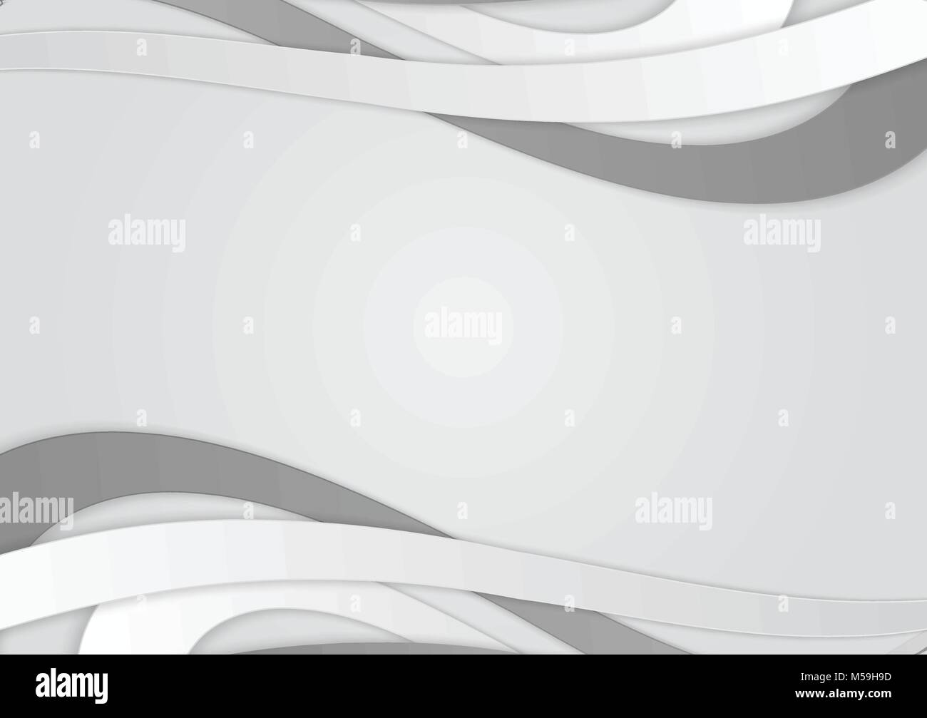 Background with white and gray lines, abstract vector illustration ...