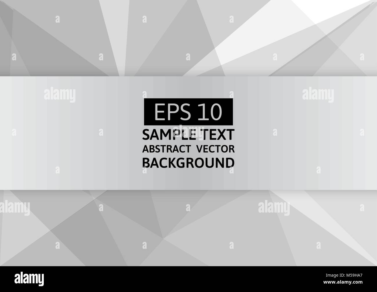 Gray geometric abstract vector background with copy space Stock Vector ...