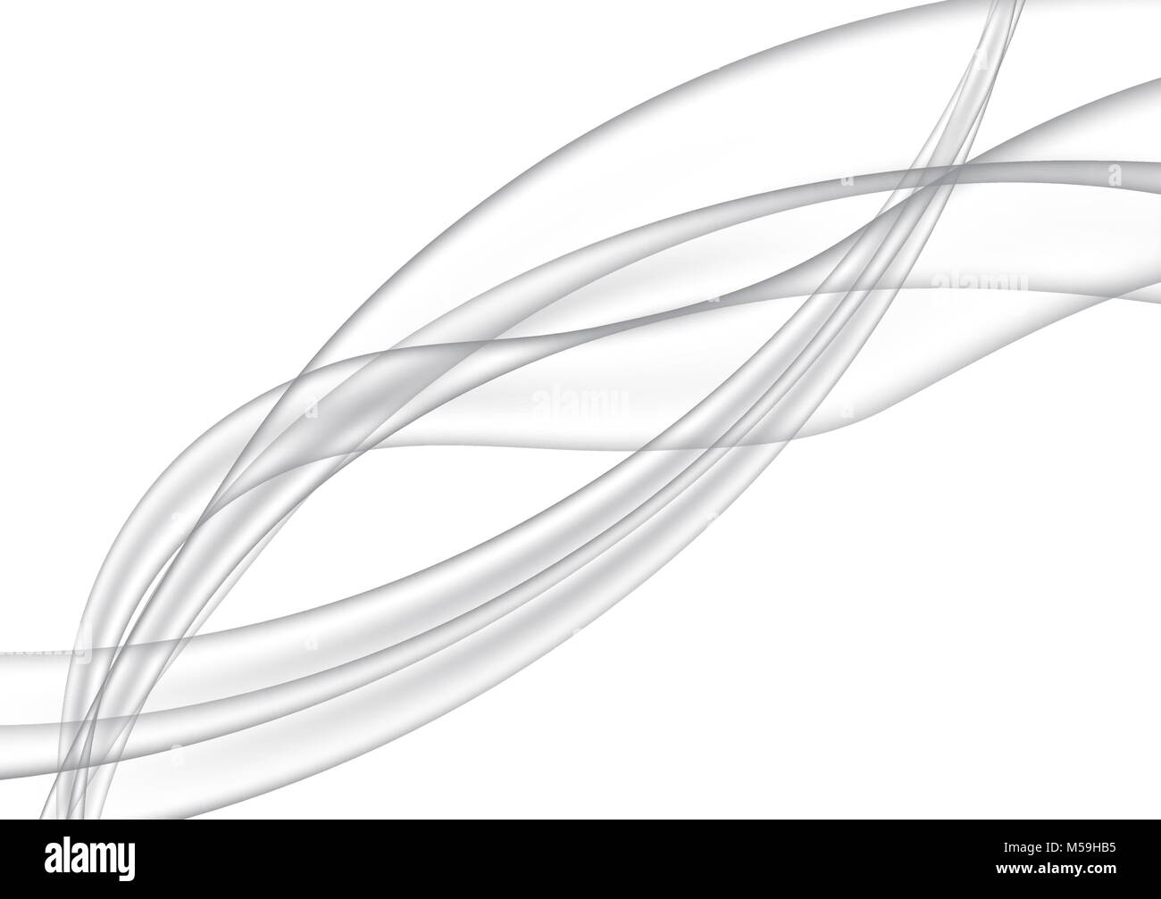 Transparent wavy gray lines abstract vector Stock Vector Image & Art ...