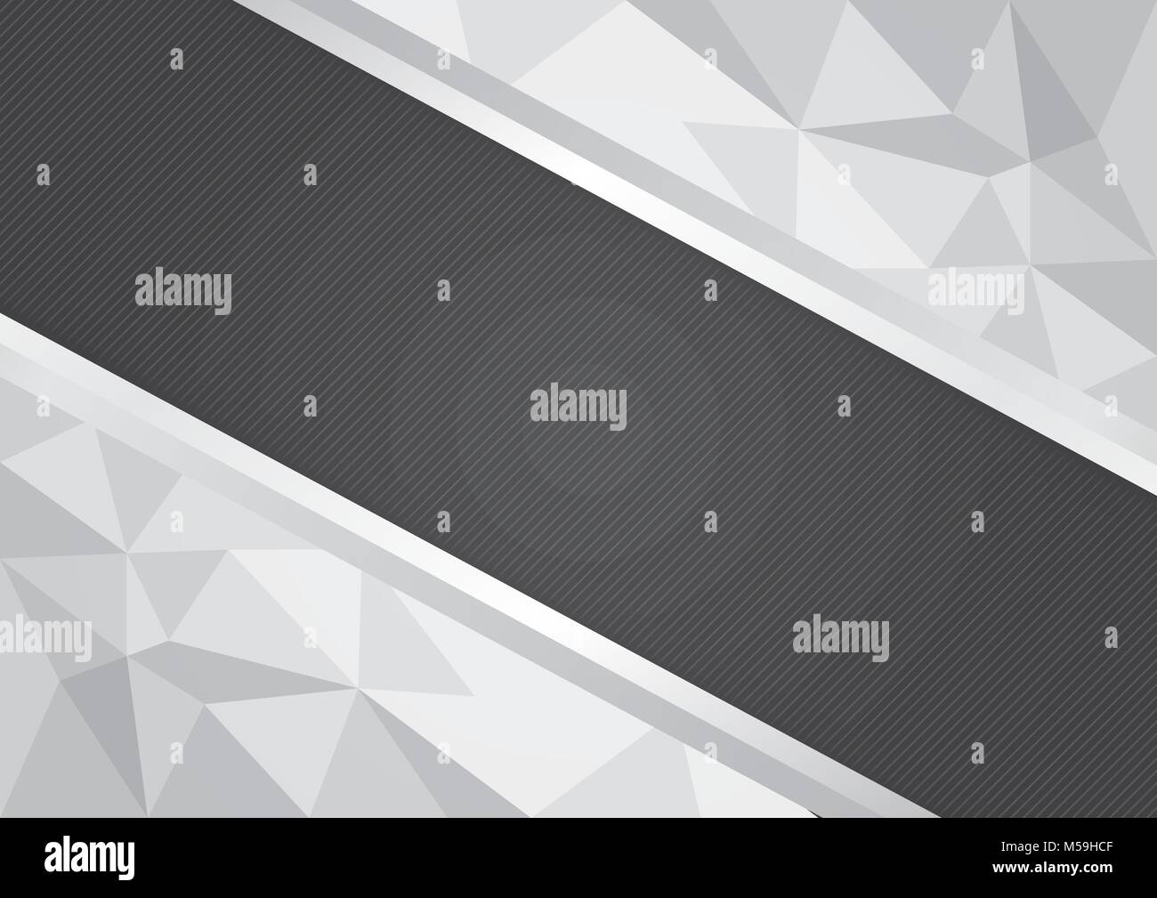 Gray polygon vector abstract background with copy space Stock Vector ...