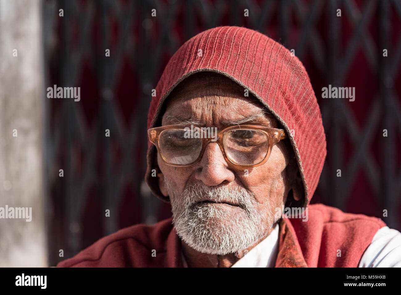 An early morning scene of old delhi, India Stock Photo - Alamy
