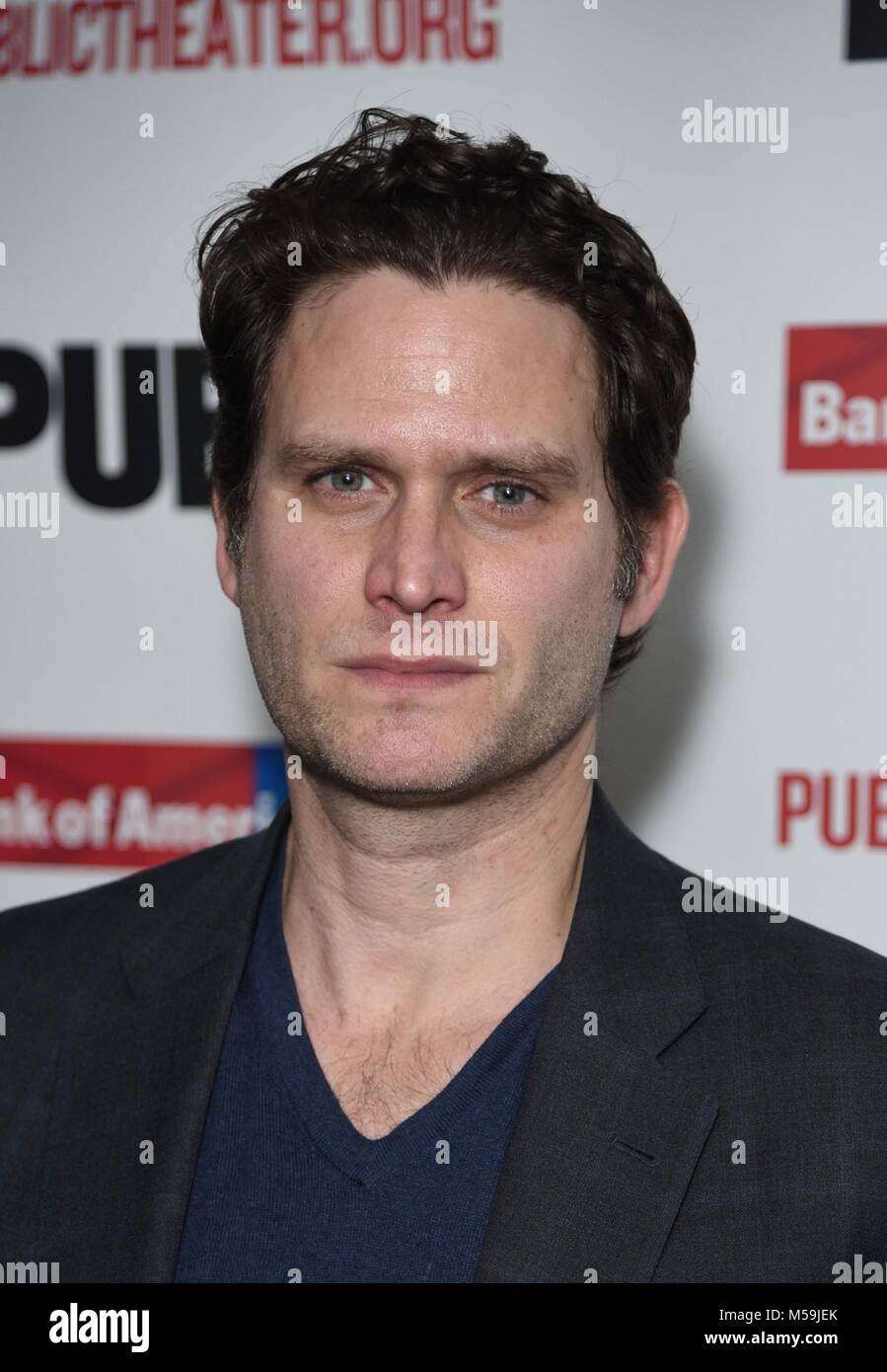 New York, NY, USA. 20th Feb, 2018. Steven Pasquale at arrivals for ...