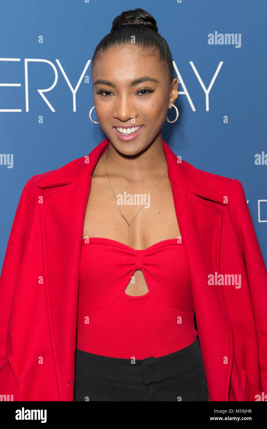 New York, USA. 20th Feb, 2018. Hannah Richardson attends Every Day ...