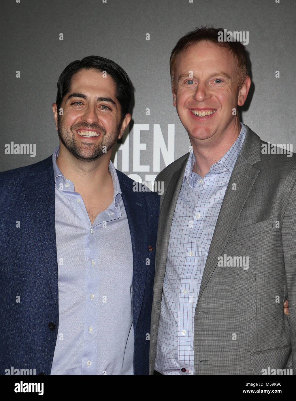 Hollywood, California, USA. 20th Feb, 2018. Adam Saunders, Steve Eddy ...