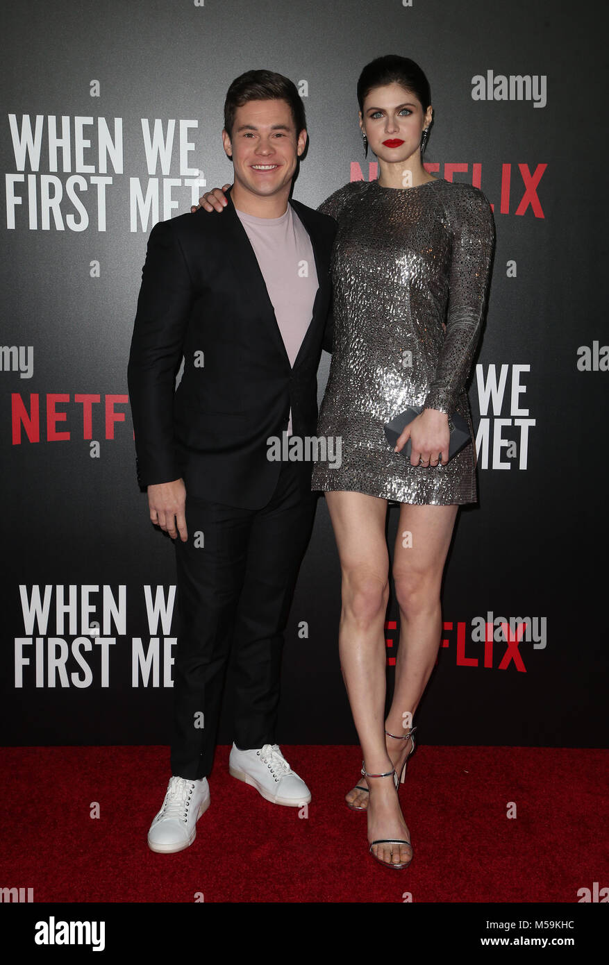 Hollywood, California, USA. 20th Feb, 2018. Adam Devine, Alexandra ...