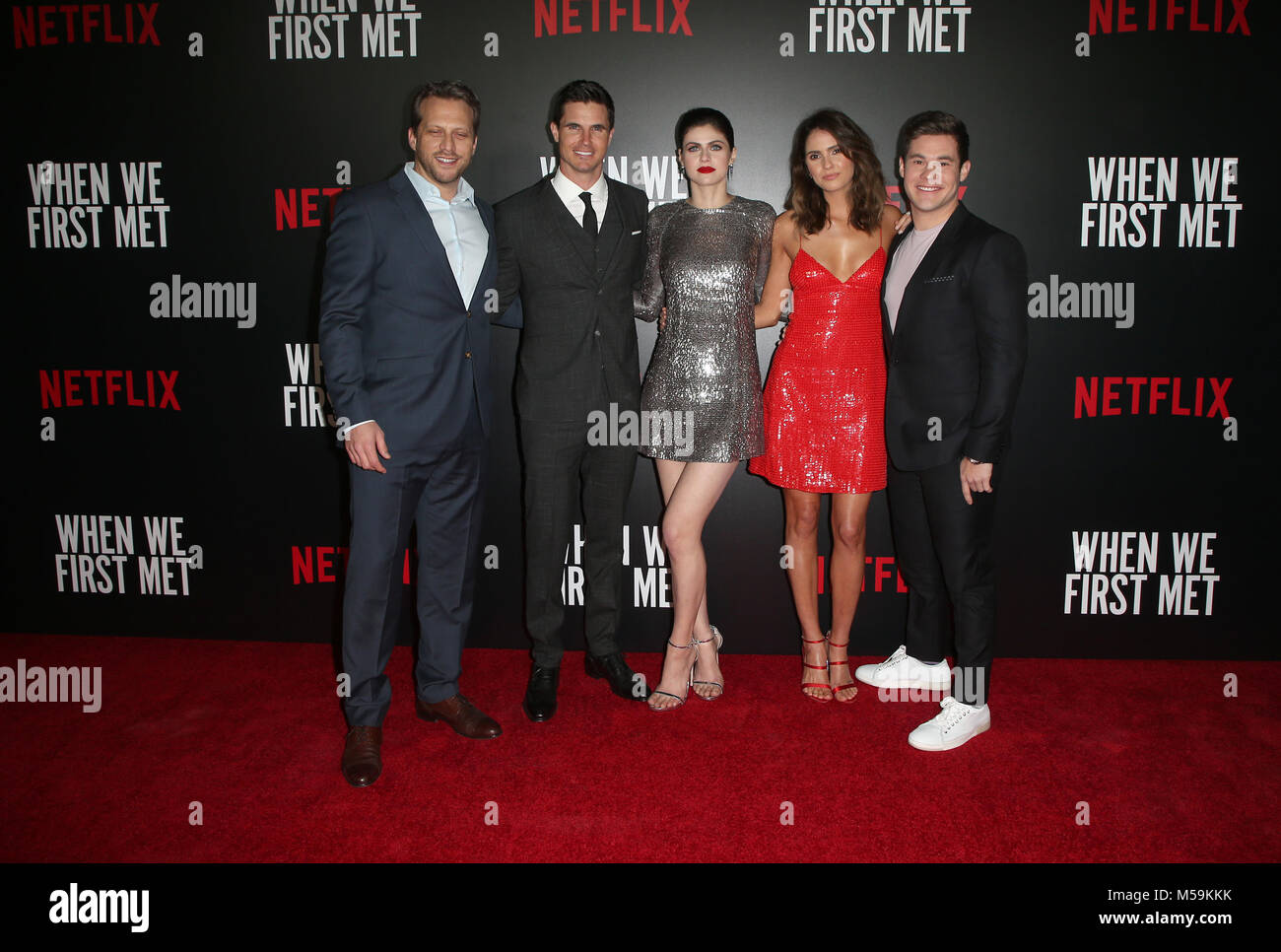 Hollywood, California, USA. 20th Feb, 2018. Ari Sandel, Robbie Amell ...