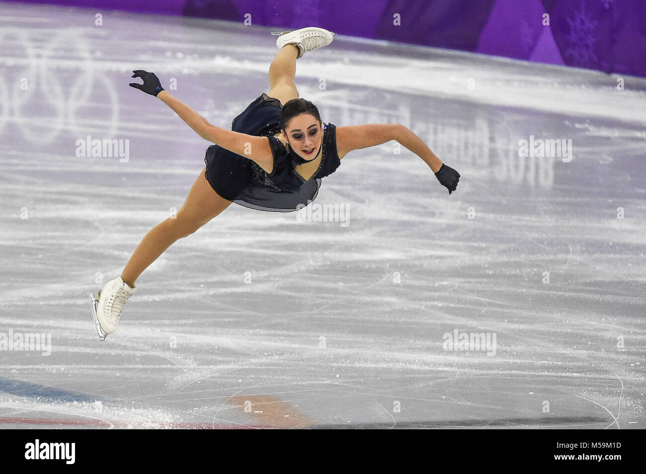 Pyeongchang, Korea. 21st Feb, 2018. Giada Russo of Italy competing in ...