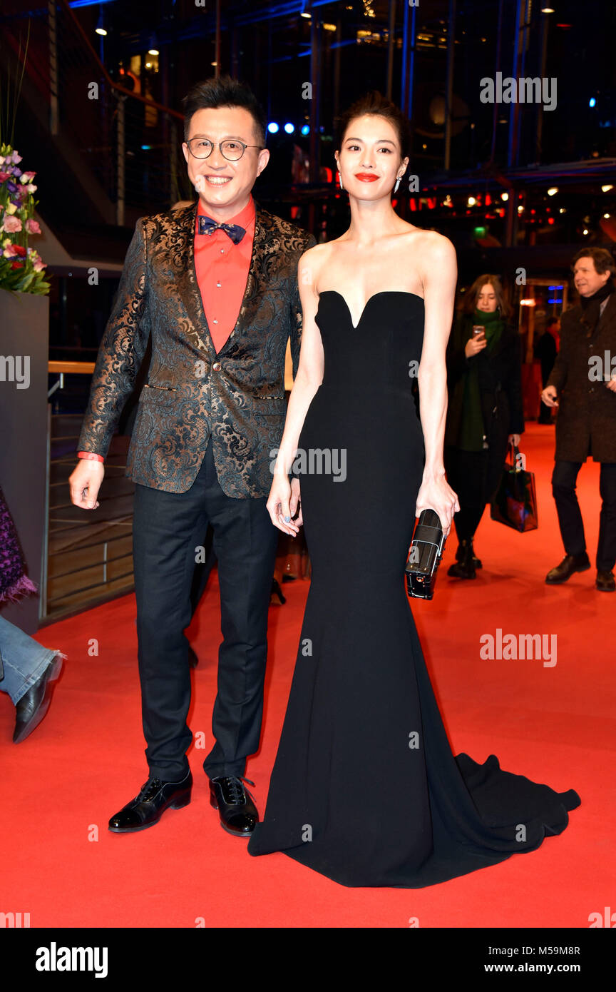 Richard Shen and Elane Zhong Chuxi attending the 'Don't Worry, He Won't ...