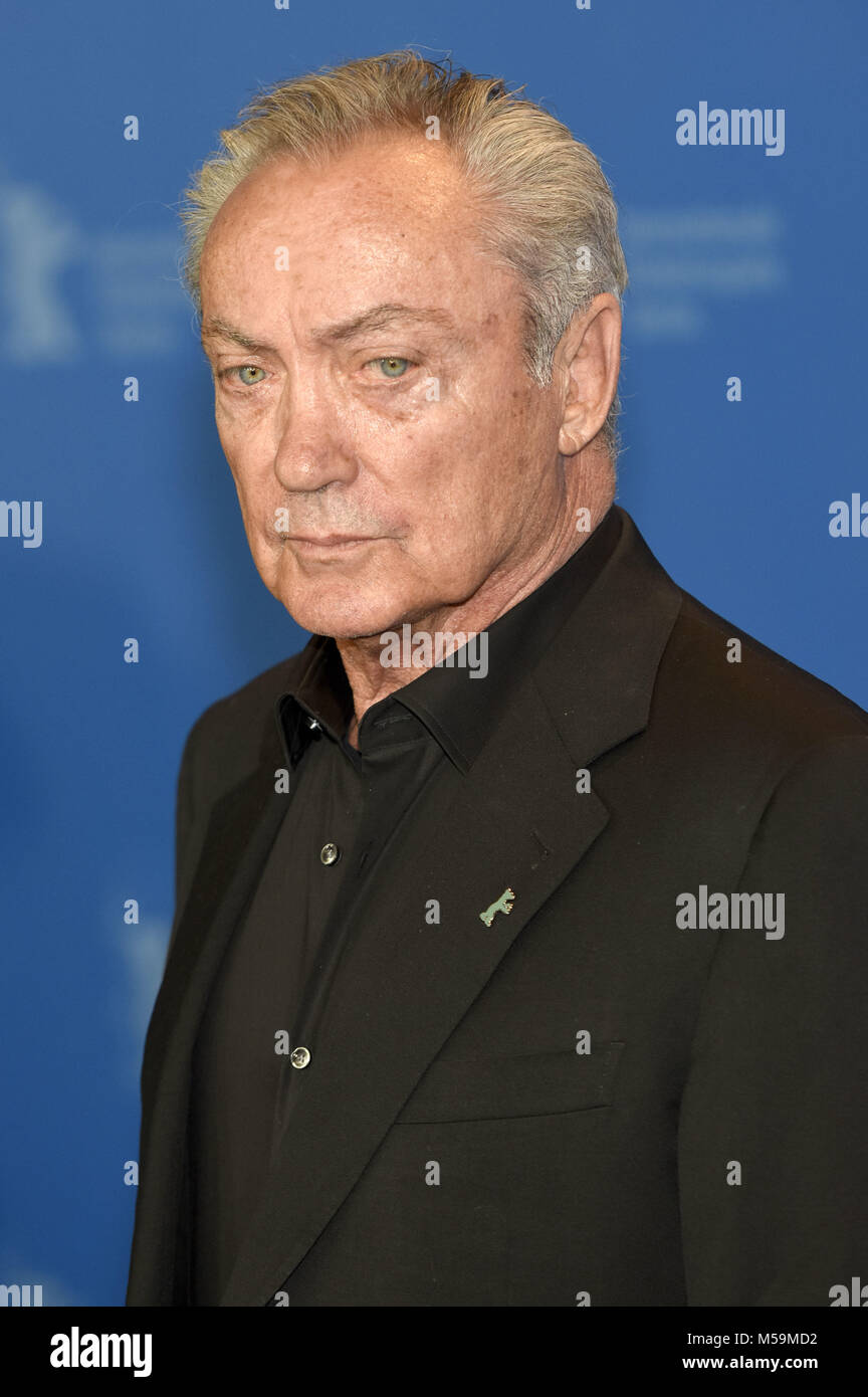 Berlin, Germany. 20th Feb, 2018. Udo Kier during the 'Don't Worry, He ...
