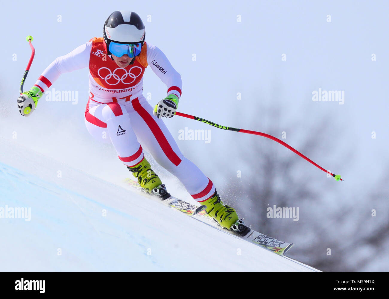 Pyeongchang, South Korea. 21st Feb, 2018. Nicole Schmidhofer from ...
