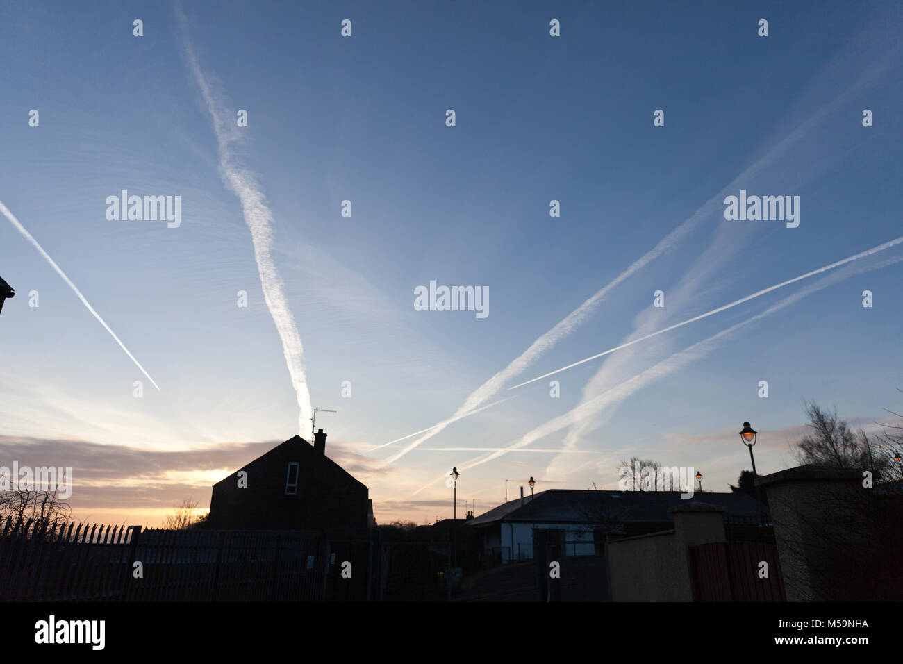 Rosgoill Park, Belfast Northern Ireland 21st February 2018. UK Vapour ...