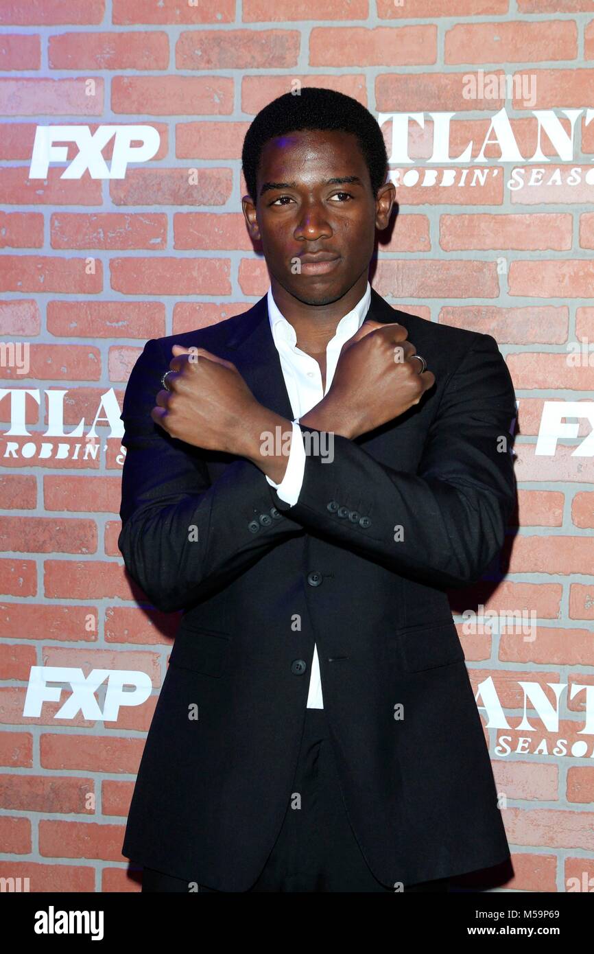 Los Angeles, CA, USA. 19th Feb, 2018. Damson Idris at arrivals for ...