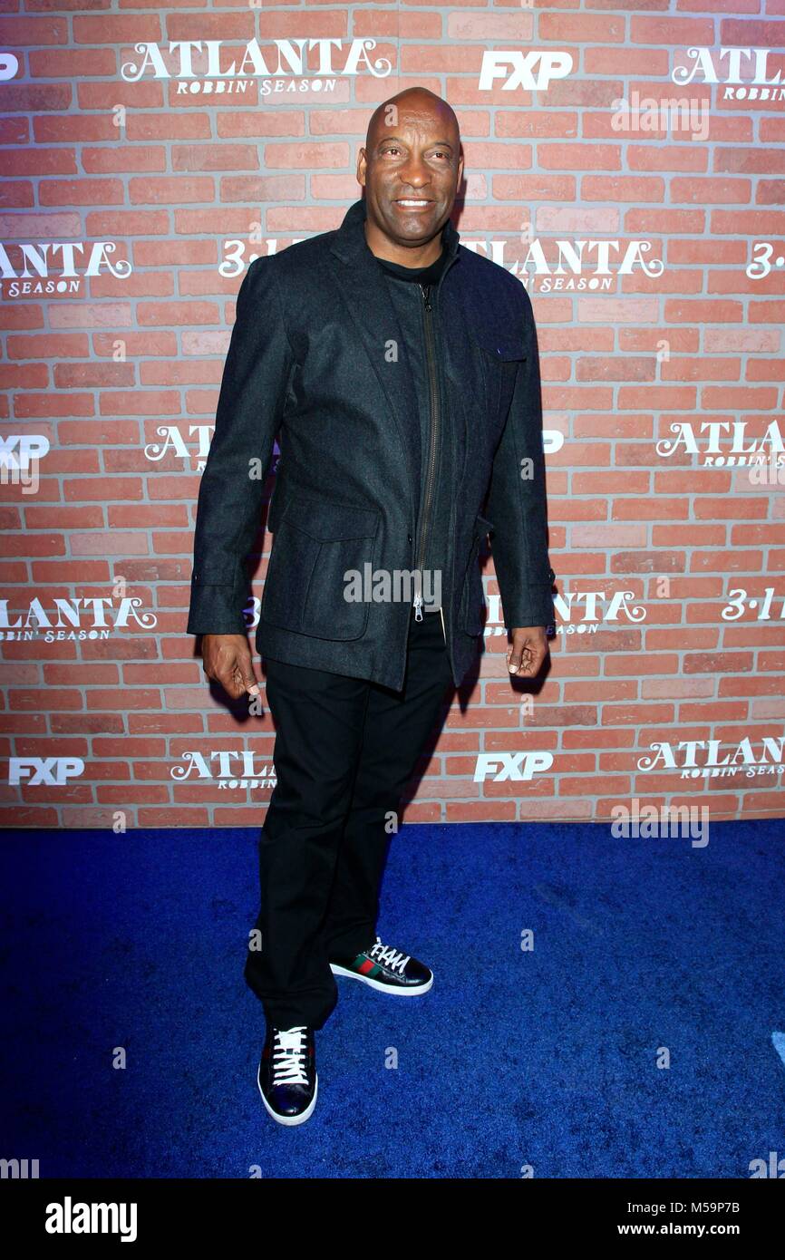 Los Angeles, CA, USA. 19th Feb, 2018. John Singleton at arrivals for ...
