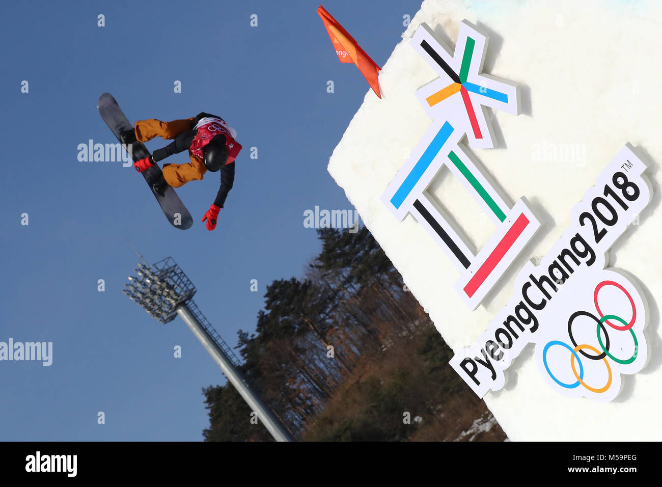 Pyeongchang, South Korea. 21st Feb, 2018. Michael Schaerer from ...