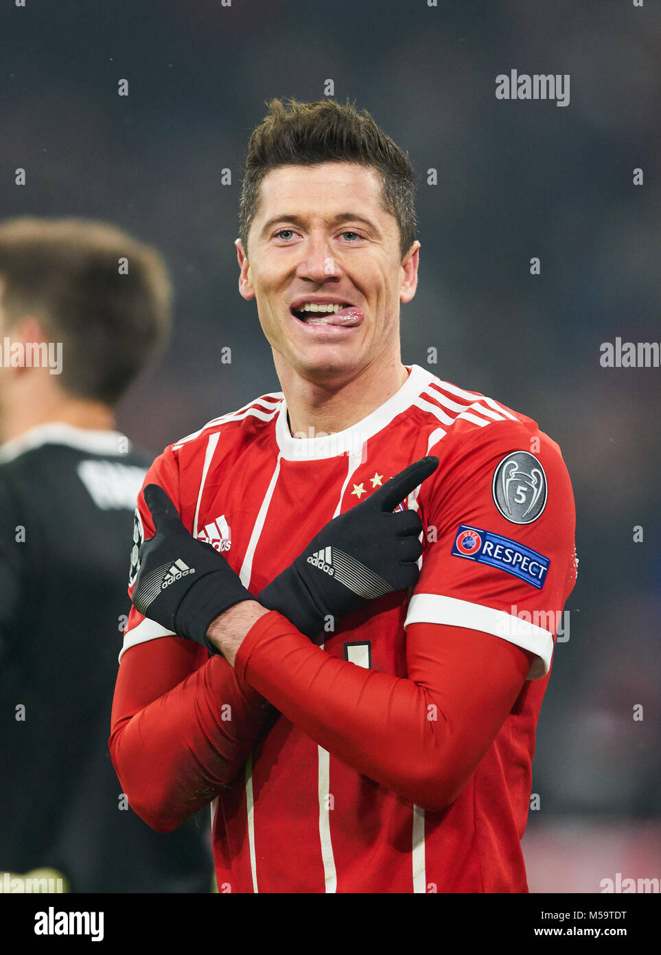 FC Bayern Munich Soccer, Munich, February 21, 2018 Robert LEWANDOWSKI ...