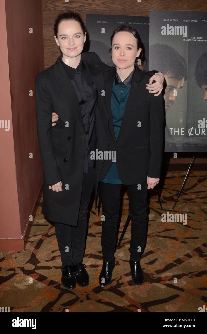 West Hollywood, Ca. 20th Feb, 2018. Emma Portner and Ellen Page at "The ...