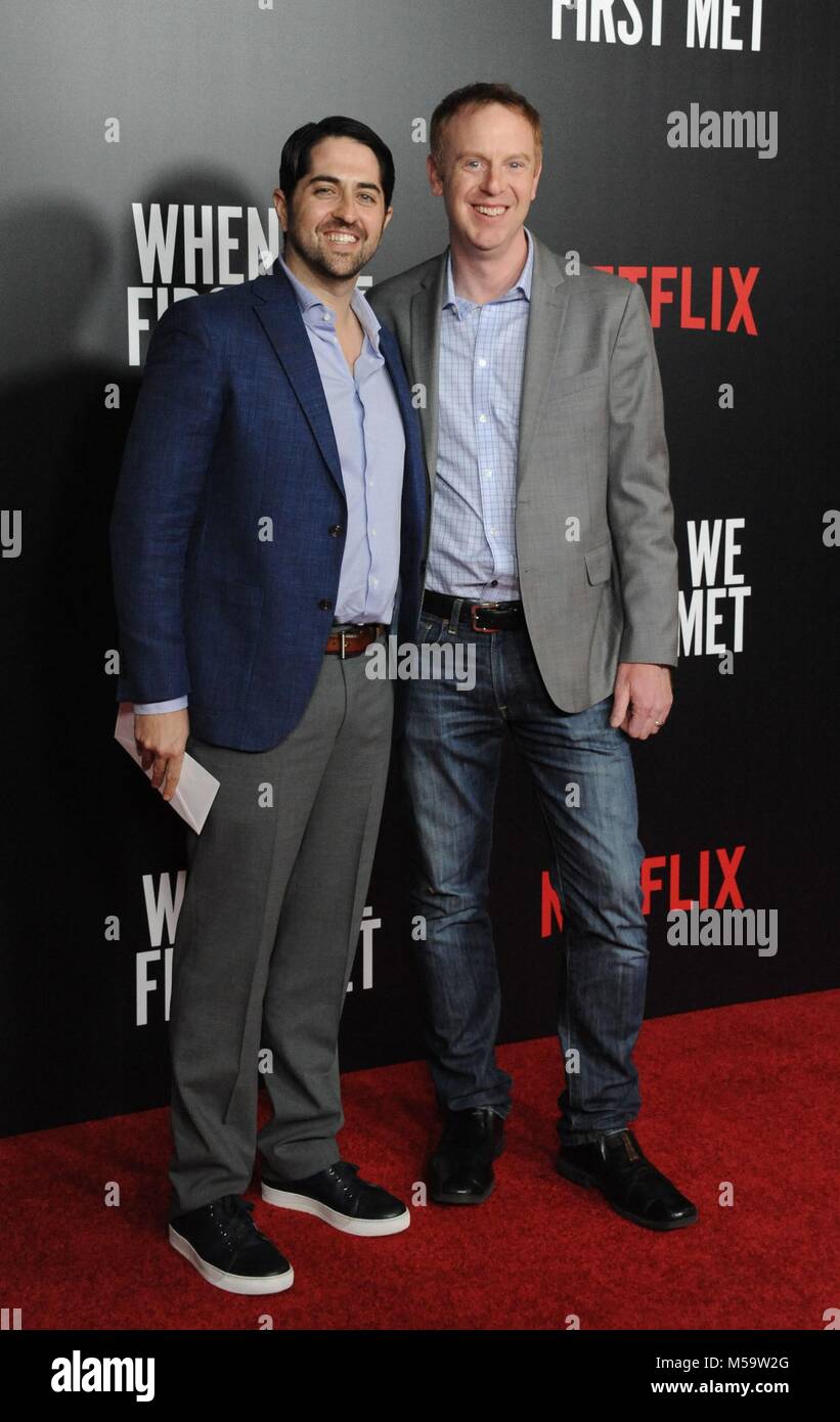 Los Angeles, CA, USA. 20th Feb, 2018. Adam Saunders, Steve Eddy at ...