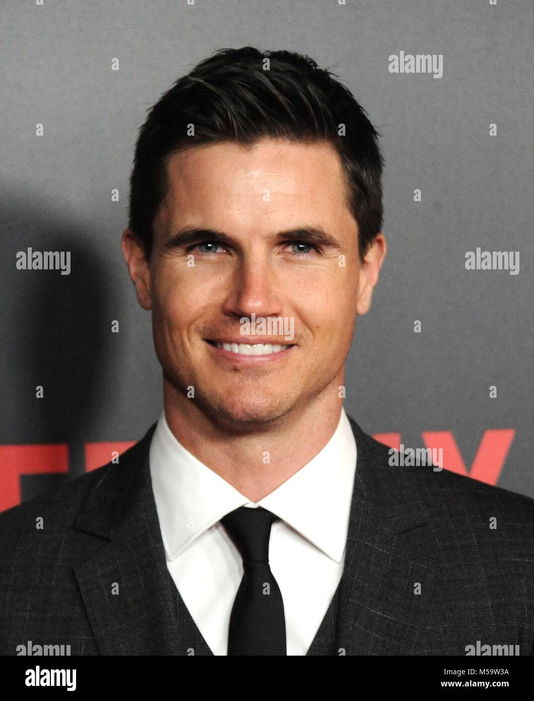 Los Angeles, CA, USA. 20th Feb, 2018. Robbie Amell at arrivals for WHEN ...