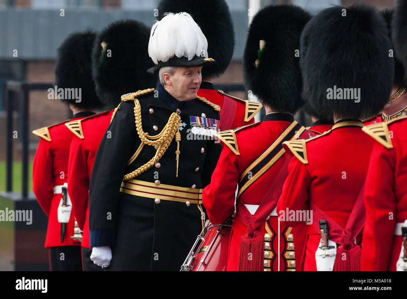 Windsor, UK. 21st February, 2018. Major General Ben Bathurst, Major ...