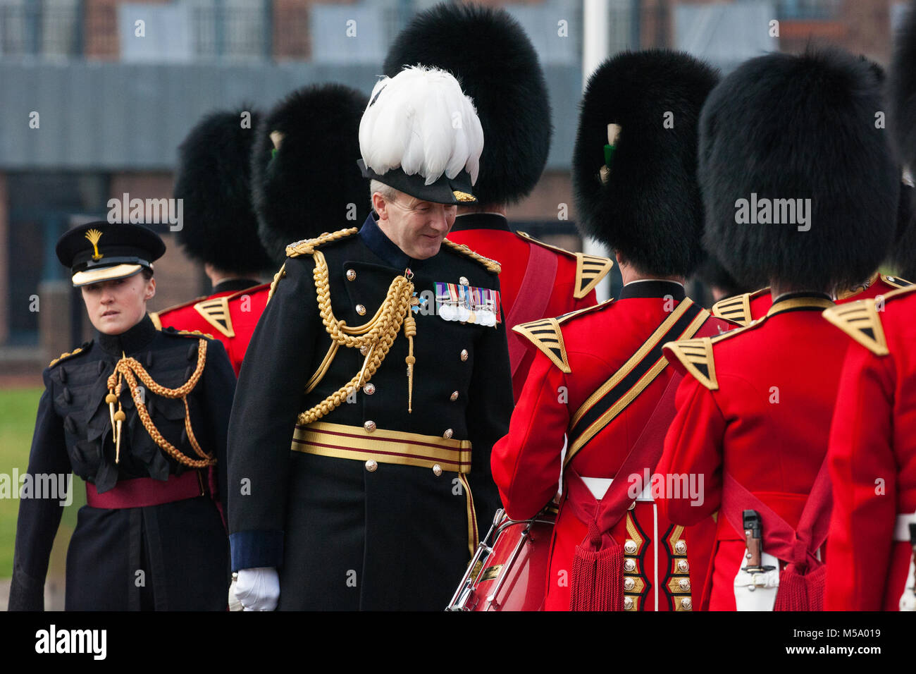 Windsor, UK. 21st February, 2018. Major General Ben Bathurst, Major ...