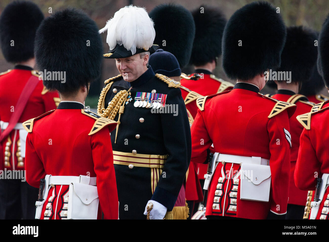 Windsor, UK. 21st February, 2018. Major General Ben Bathurst, Major ...