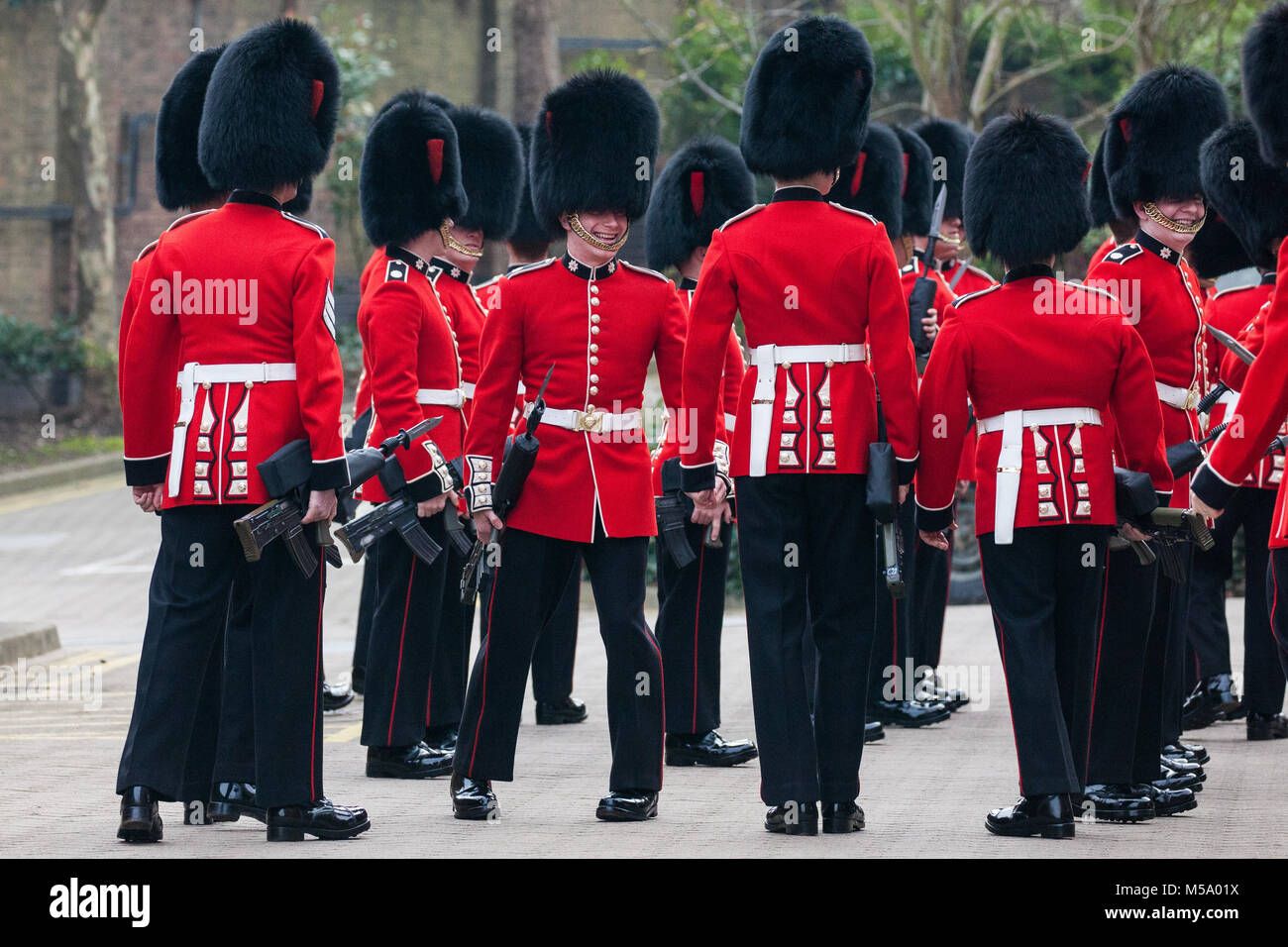 Drill sergeant coldstream guards hi-res stock photography and images ...