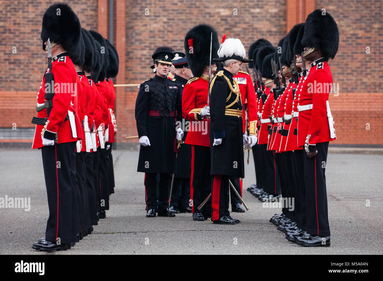 Drill sergeant coldstream guards hi-res stock photography and images ...