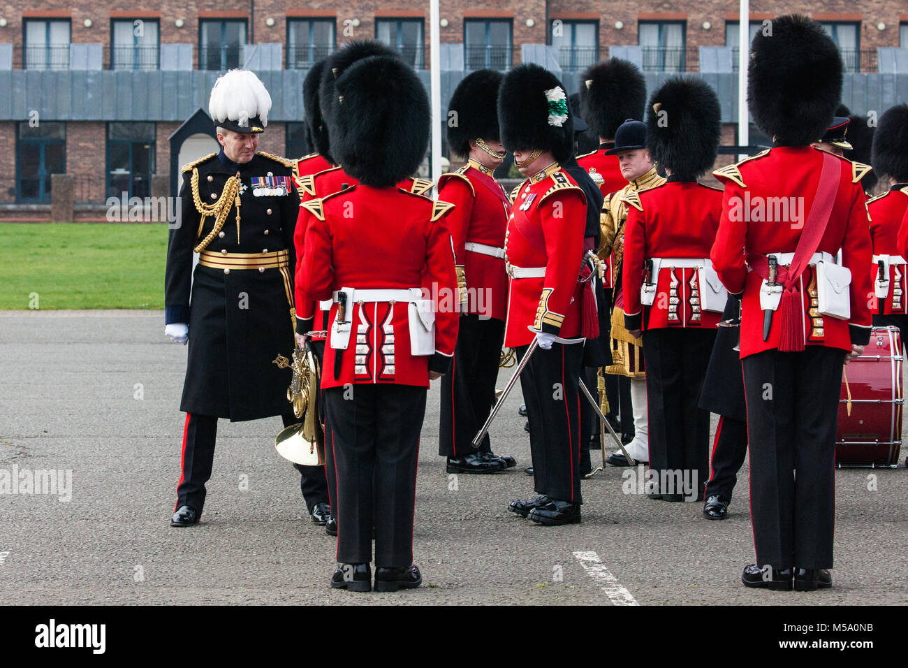 Windsor, UK. 21st February, 2018. Major General Ben Bathurst, Major ...
